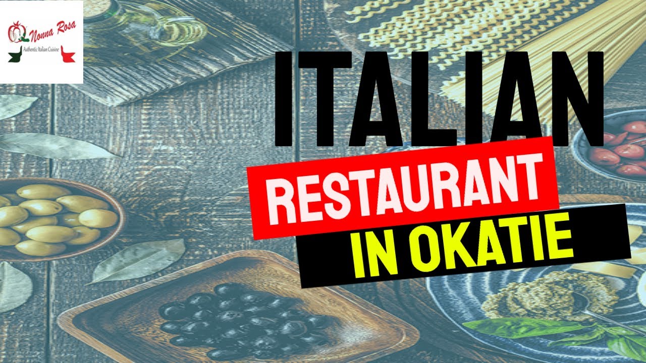 Italian Restaurant in Okatie SC l Nonna Rosa Italian Restaurant - YouTube