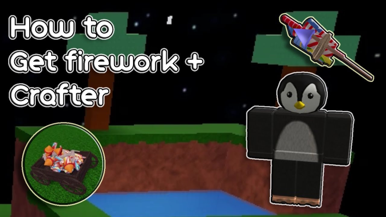 How to get firework + Crafter showcase 🎁 - YouTube