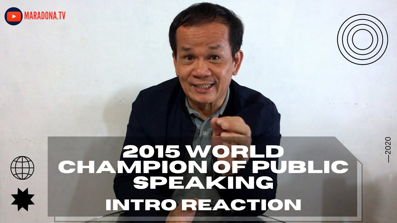 Public Speaking Tips #9 | 2015 WORLD CHAMPION OF PUBLIC SPEAKING SPEECH ...