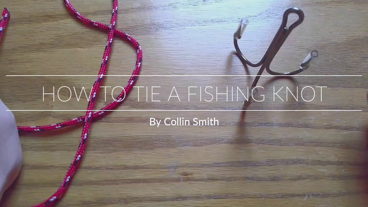 How to Tie a Fishing knot - YouTube