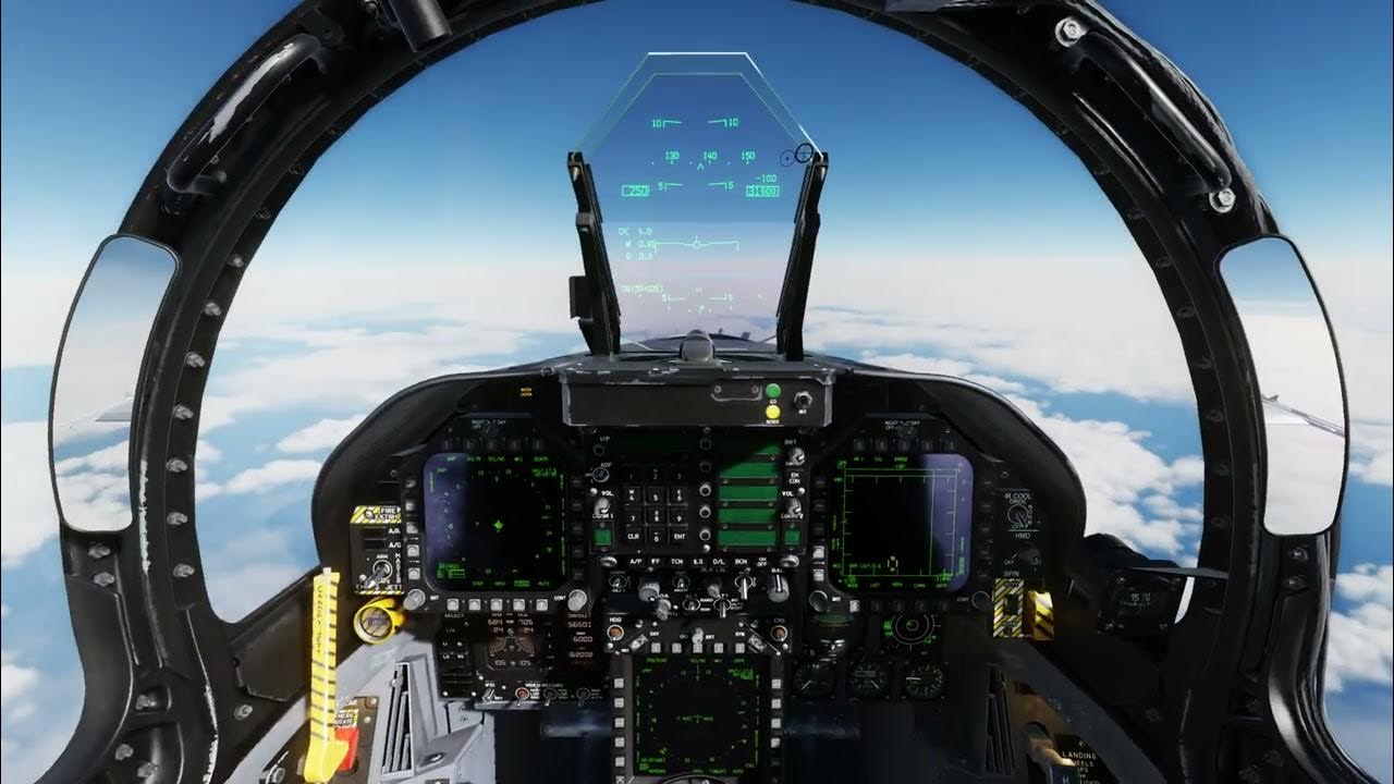 Digital Combat Simulator Übungs Flug f18 - YouTube