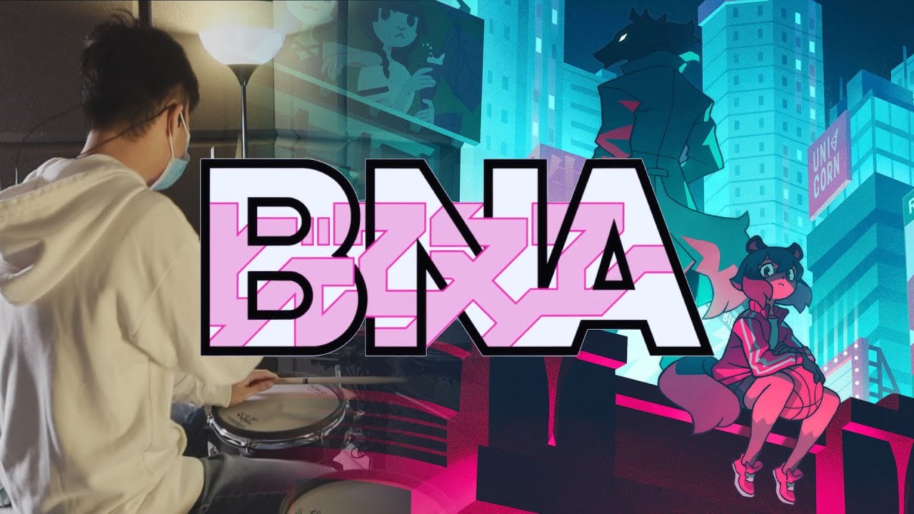 BNA: Brand New Animal ビー・エヌ・エー OP Full -【Ready to】影森滿 - Drum Cover/を叩いて ...