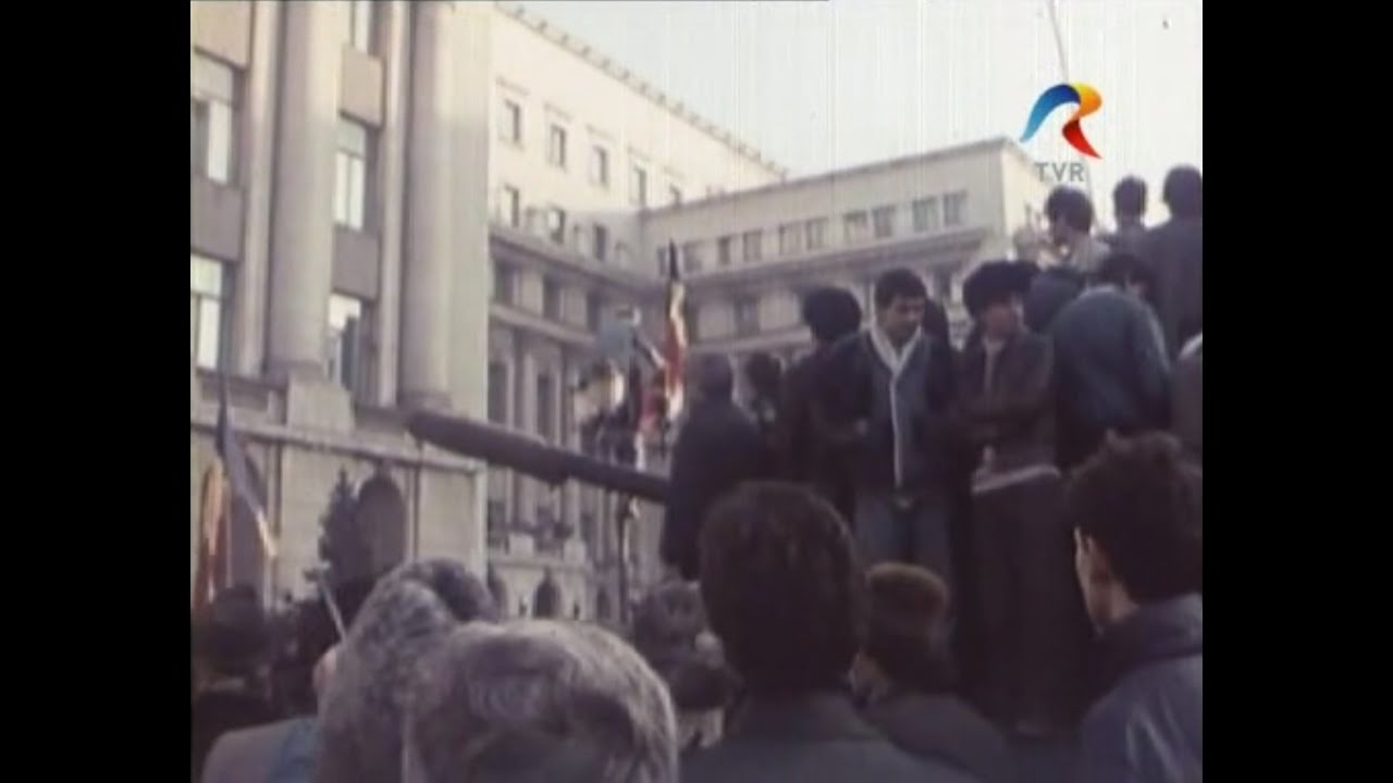 22 decembrie 1989. Bucurie si veselie in Bucuresti dupa fuga lui ...