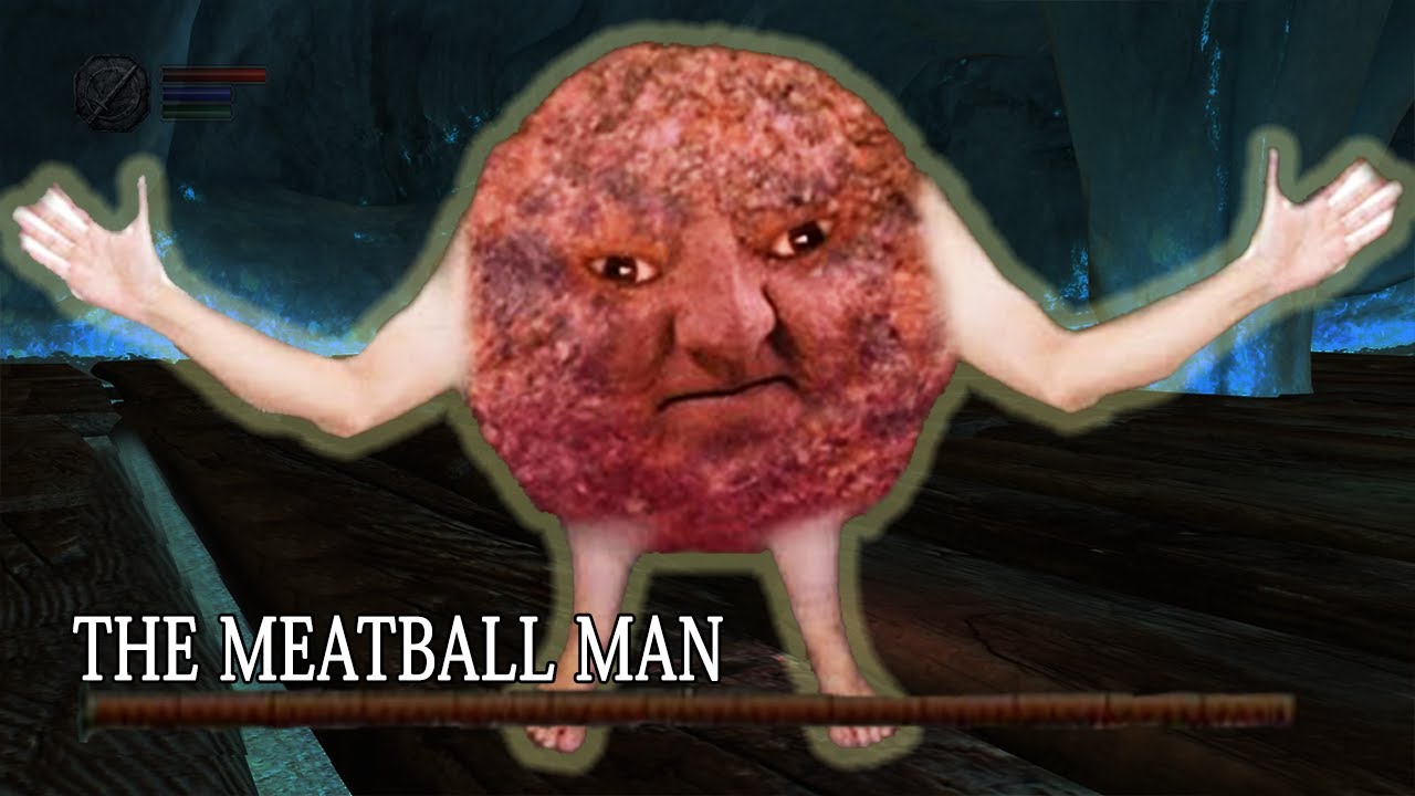 The Meatball Man is the HARDEST Boss?! - YouTube