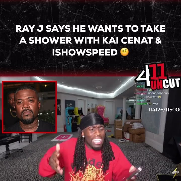 Ray J Says He Want To Take A Shower w/ Kai Cenat & IShowSpeed 😳👀 #highlights #followers #viral ...