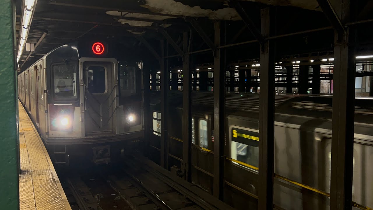 IRT Lexington Ave Line: (4) (5) Express and (6) Local Trains @ 33rd ...