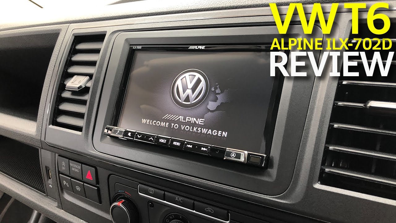 Alpine iLX-702D Review - Volkswagen Transporter T6 - YouTube