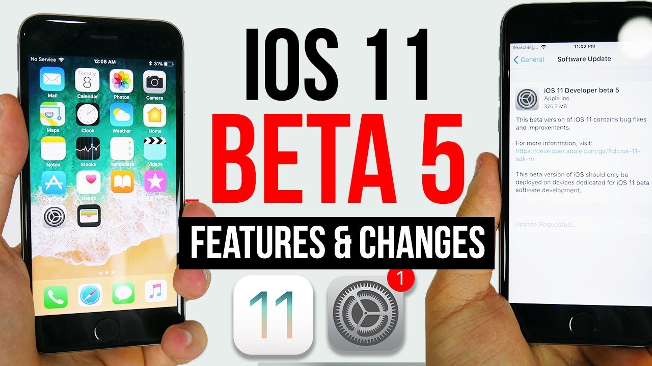 IOS 11 BETA 5 10+ Features & Changes! New Icons & More! - YouTube
