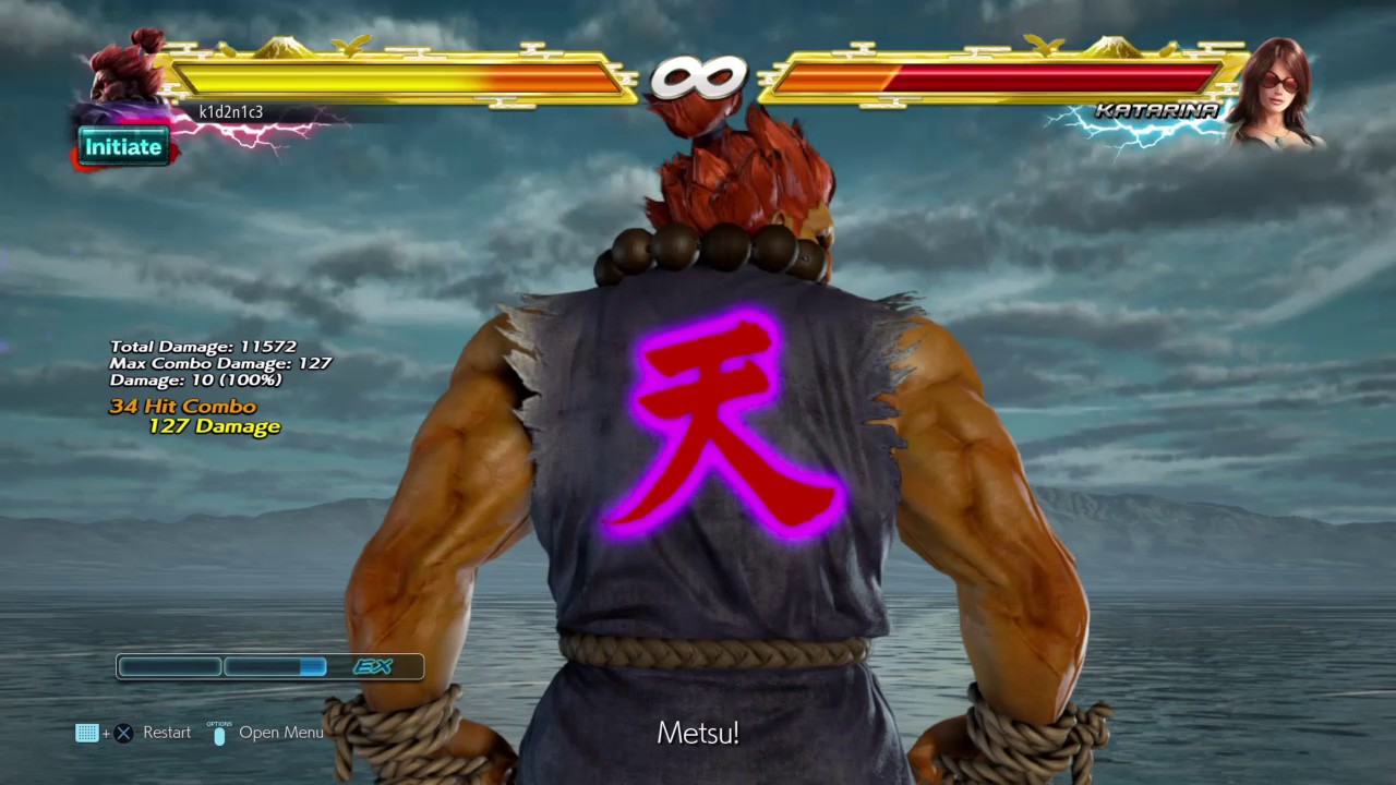 TEKKEN™7: Akuma Midscreen Raging Demon Combo - YouTube