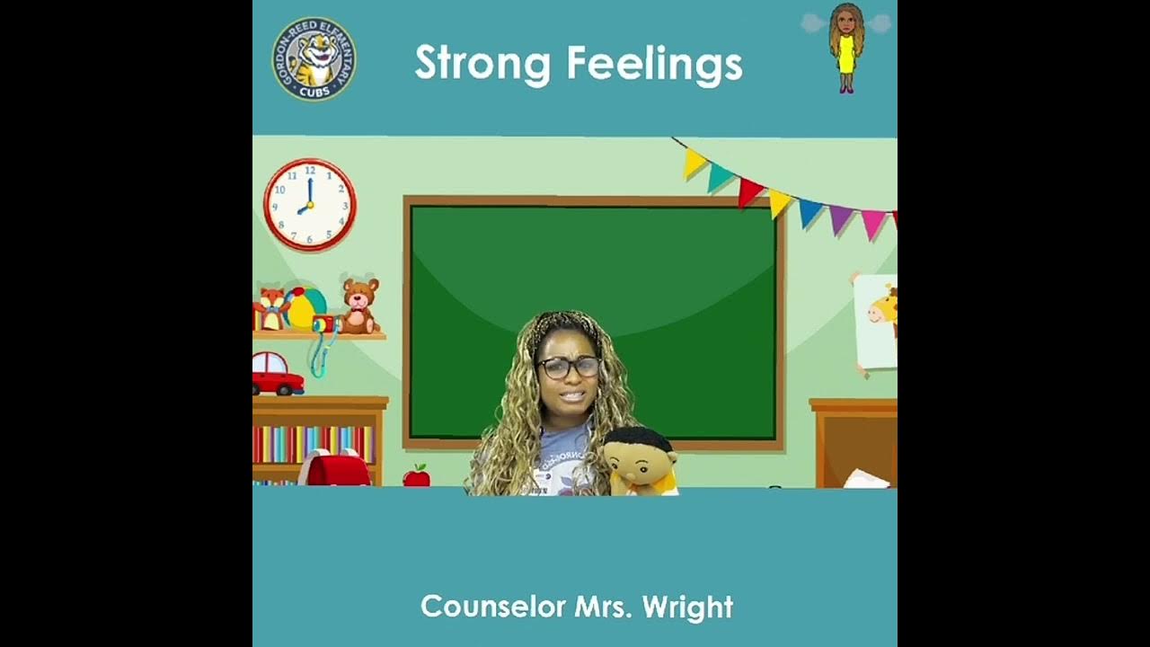 Strong Feelings Counseling Lessons- 1st Grade - YouTube