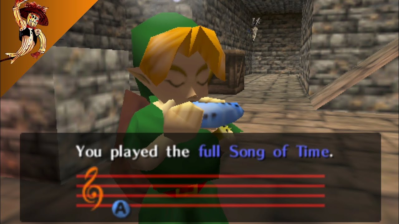 link learns the REAL song of time - YouTube