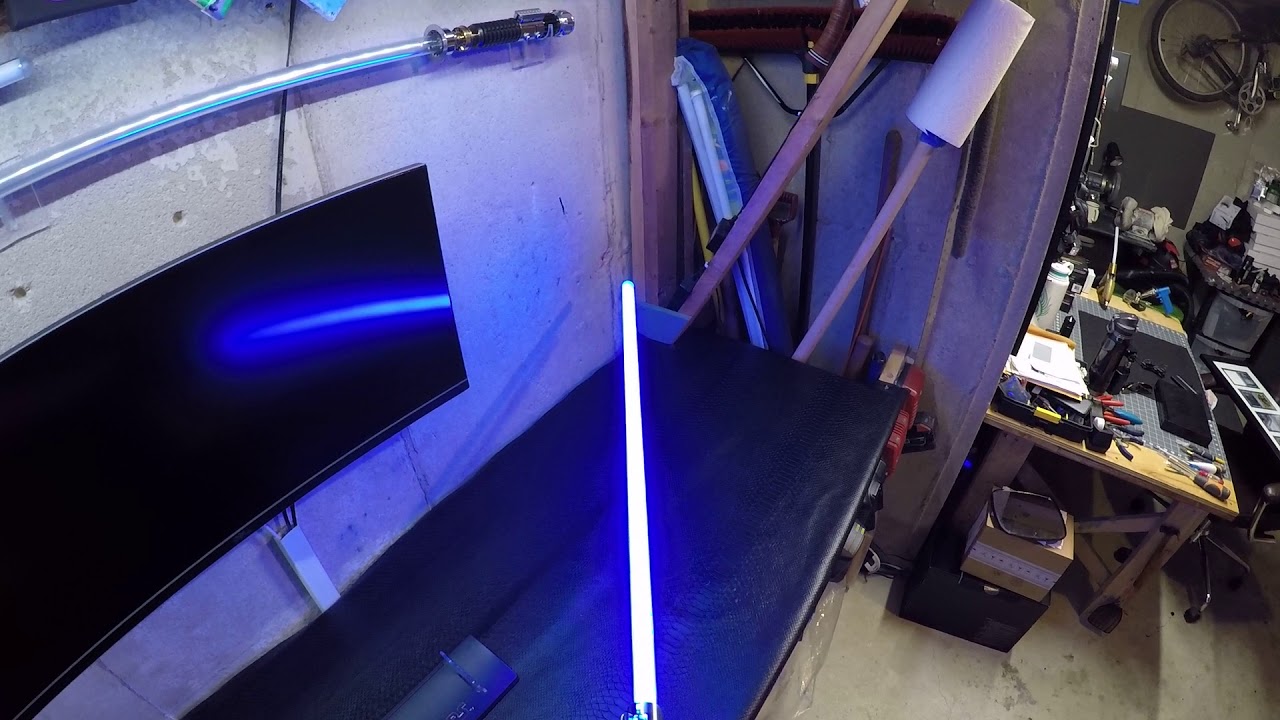 Simple Crystal Chamber Neopixel Graflex Teensysaber Lightsaber - YouTube