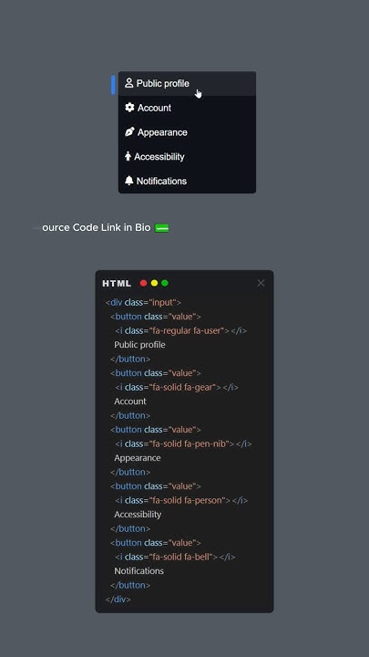 How To Create Menu Using Html And Css Html Programming Javascript Css Html5 Coding Code 2724