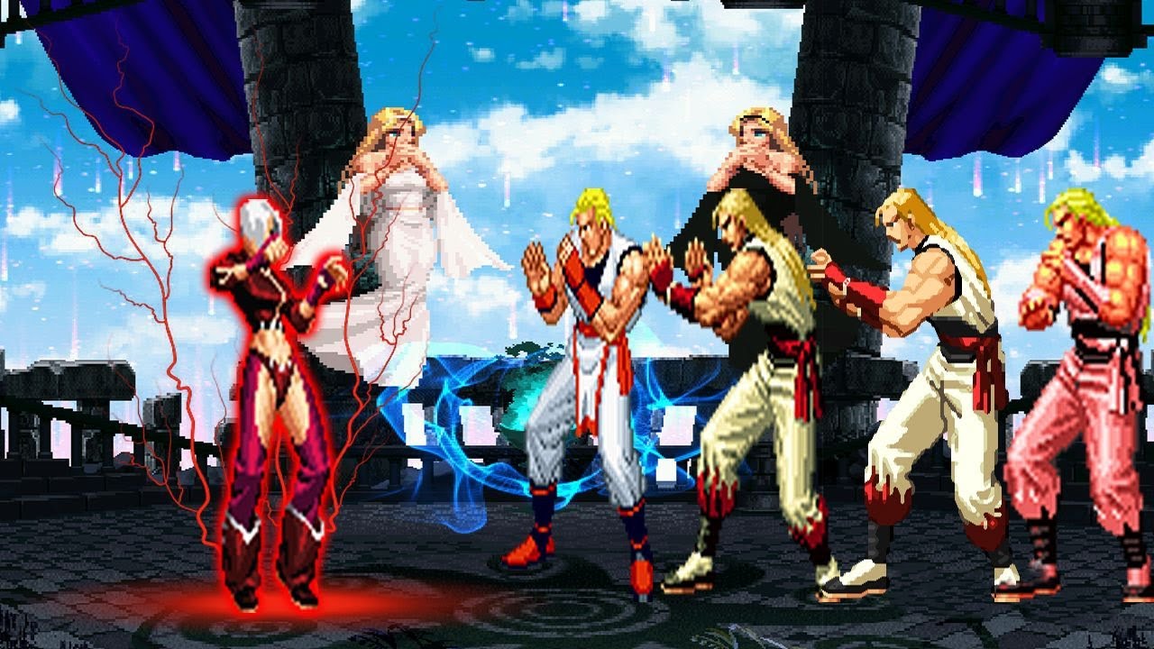 (Mugen World) Another Angel Vs Andy Bogard Team - YouTube
