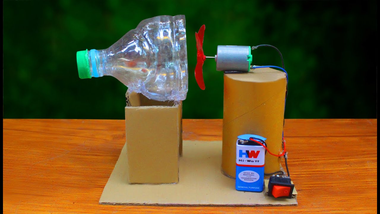 1 best science project item made of cardboard DC motor - YouTube