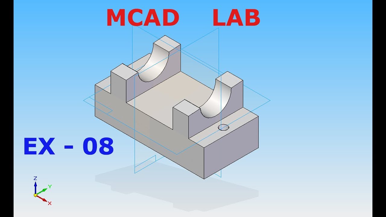 Solid Edge Tutorial-14 | MCAD Lab-8 | | in Kannada | ಸಾಲಿಡ್ ಎಡ್ಜ್ | ಕನ್ನಡದಲ್ಲಿ -ಸಂಚಿಕೆ-14 - YouTube