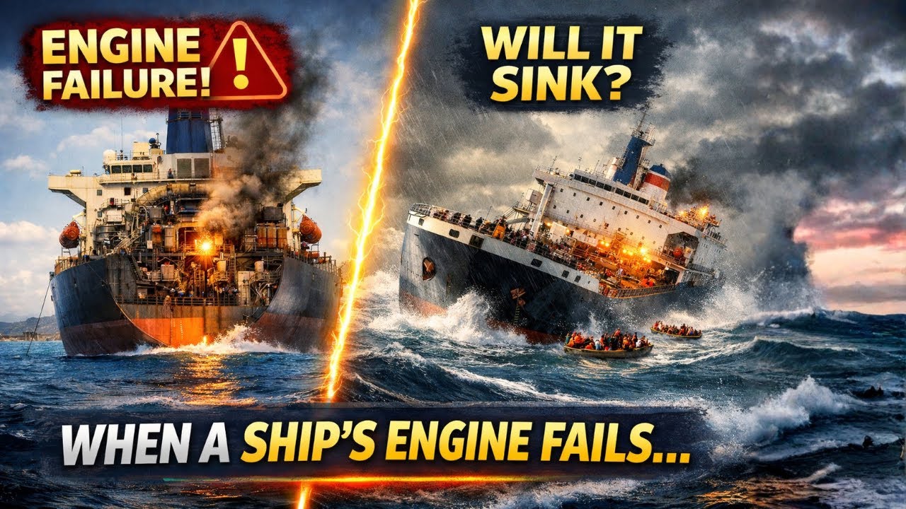 What Happens When a Ship’s Engine Fails at Sea? | Why Ships Don’t Sink Instantly - YouTube
