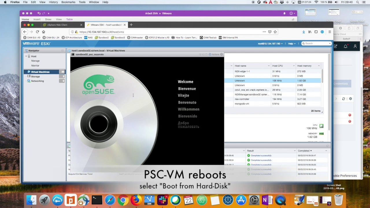 VMware Platform-Service-Controller (PSC) root password recovery - YouTube