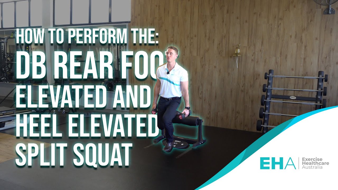 How to Perform The DB Rear Foot Elevated and Heel Elevated Split Squat - YouTube