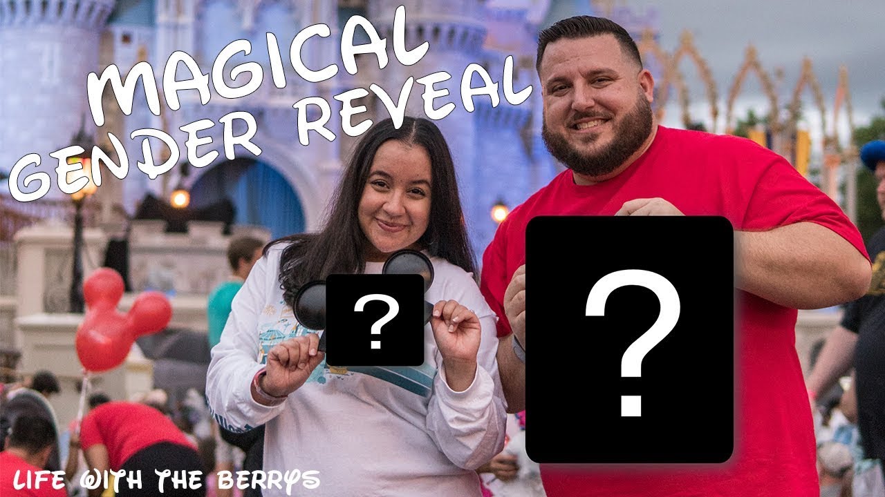 Magical Gender Reveal At Walt Disney World`s Magic Kingdom - YouTube