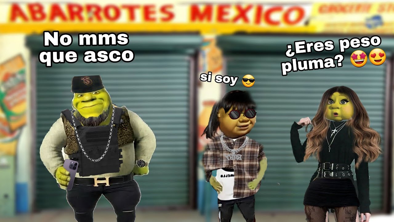 Shrek buchon descubre que su hijo es PESO PLUMA 🤑 - YouTube