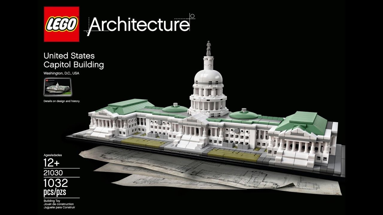 Lego Architecture | United States Capitol Building | Lego Review - YouTube