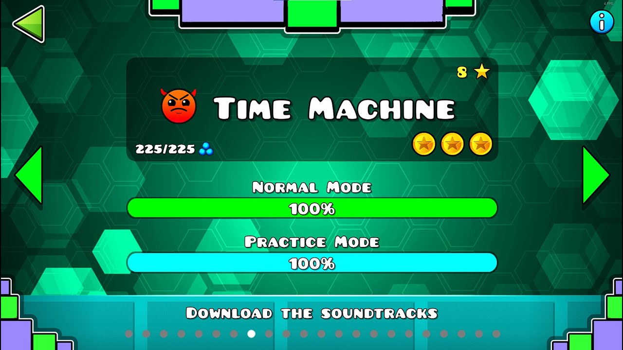 Geometry Dash 2.11 [Time Machine all coins] - YouTube