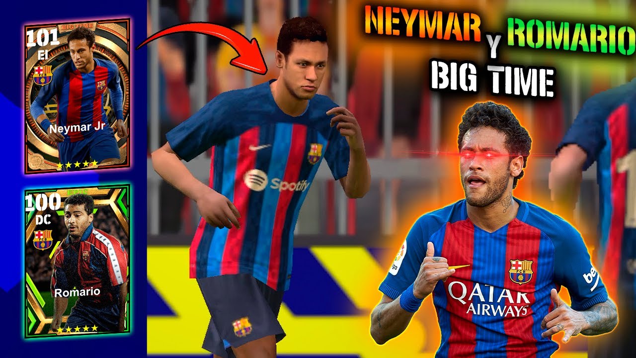 Así JUEGA NEYMAR Big Time de 101 & ROMARIO de 100 *ROTÍSIMOS* 🔥😱 ...