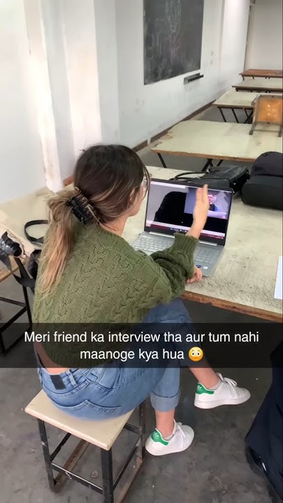 GenZ ka interview dene ka style 😱#trending #collegelife #ai #coding #programmer #engineer #html ...