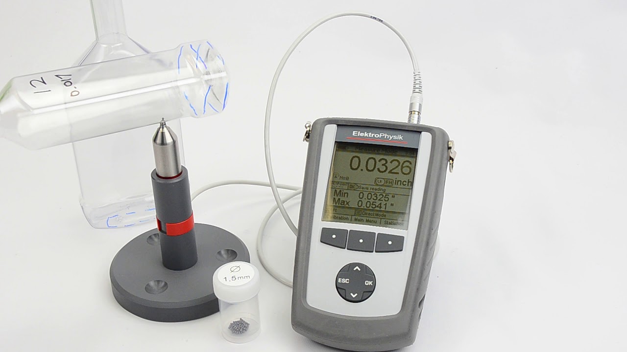 FH Magnetic Ball Thickness Gauge Test Plastic Bottle Wall Thickness