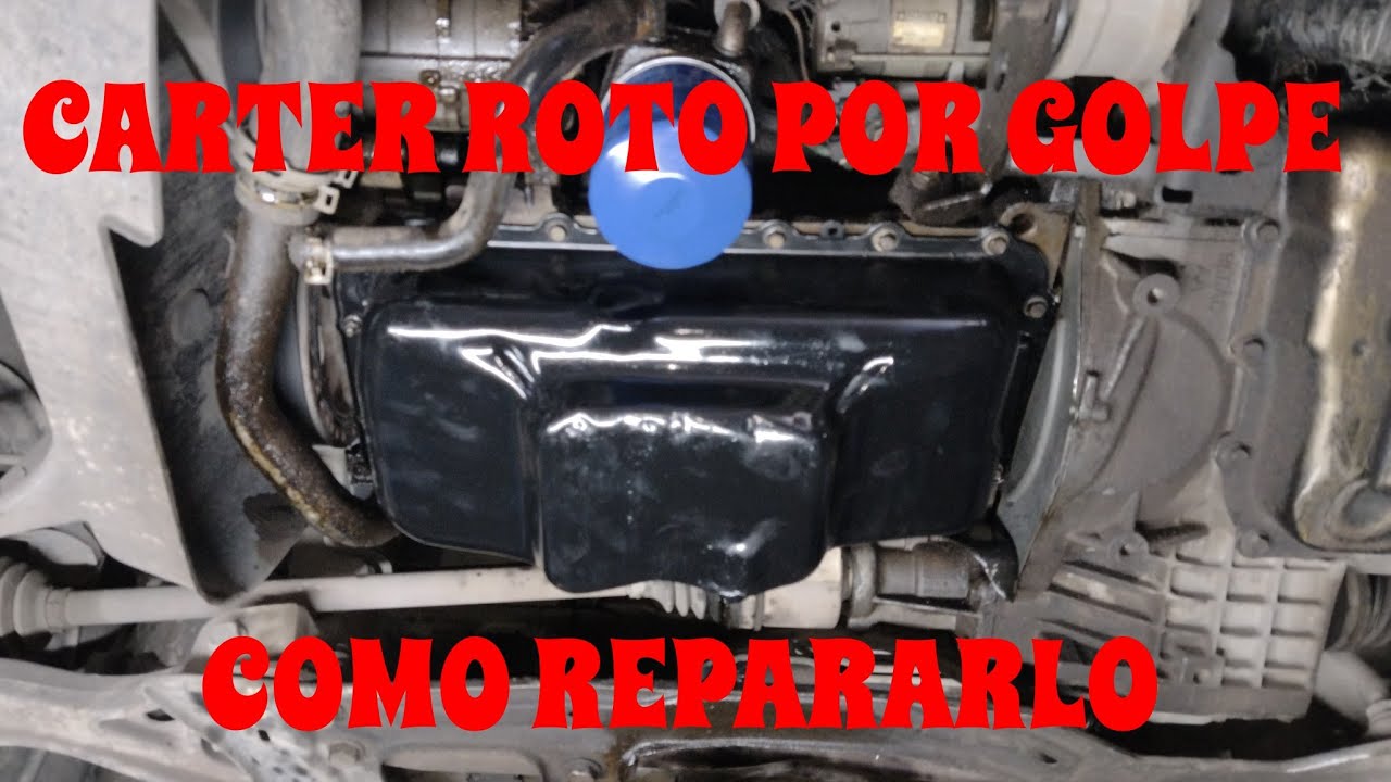 CARTER ROTO POR GOLPE COMO REPARARLO - YouTube