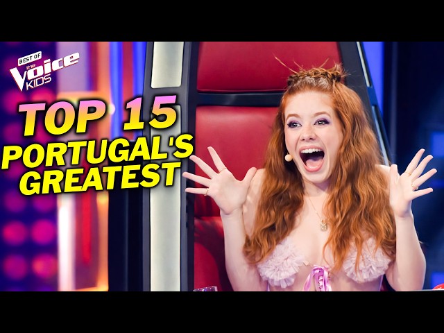 TOP 15: Portugal's GREATEST Singers EVER | The Voice Kids - Videos For Kids