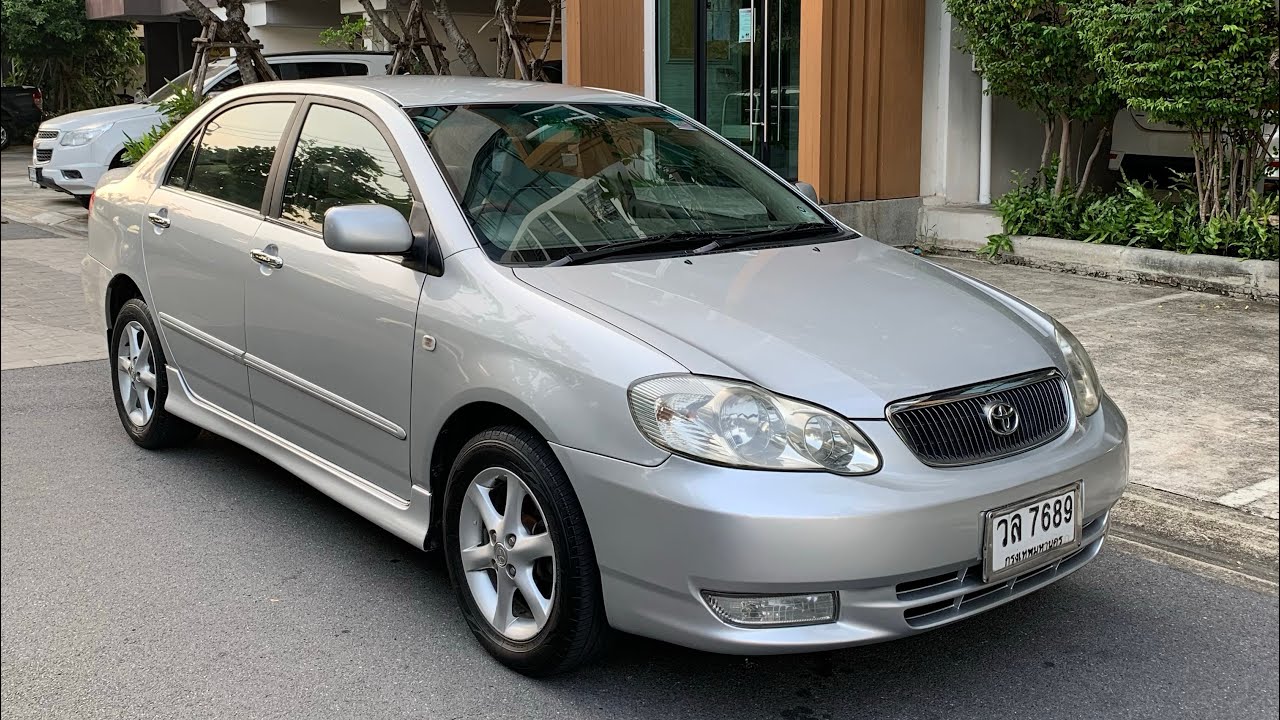 รีวิว 2003 Toyota Altis 1.8G มือเดียวป้ายแดง เดิมสุดๆ - YouTube