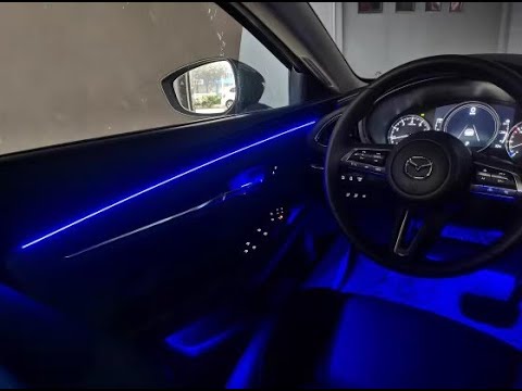 Mazda | How To AMBIENT led LIGHT install? - YouTube