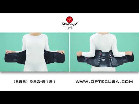 Optec Venum 1 Lite LSO Back Brace - Fitting Instructions - YouTube