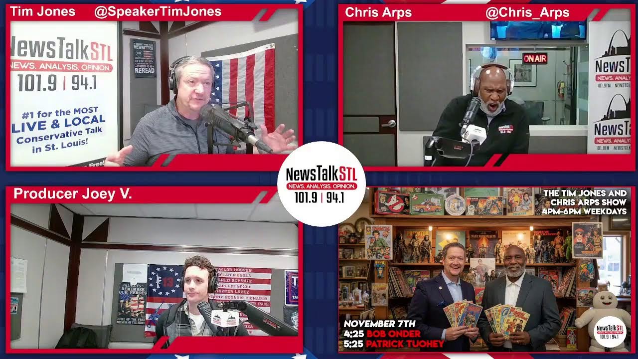 The Tim Jones and Chris Arps Show 11.07.2025 Bob Onder | Patrick Tuohey ...