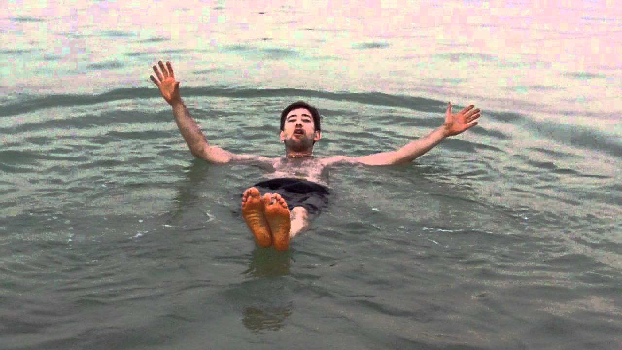 Floating Experiment in the Dead Sea - YouTube