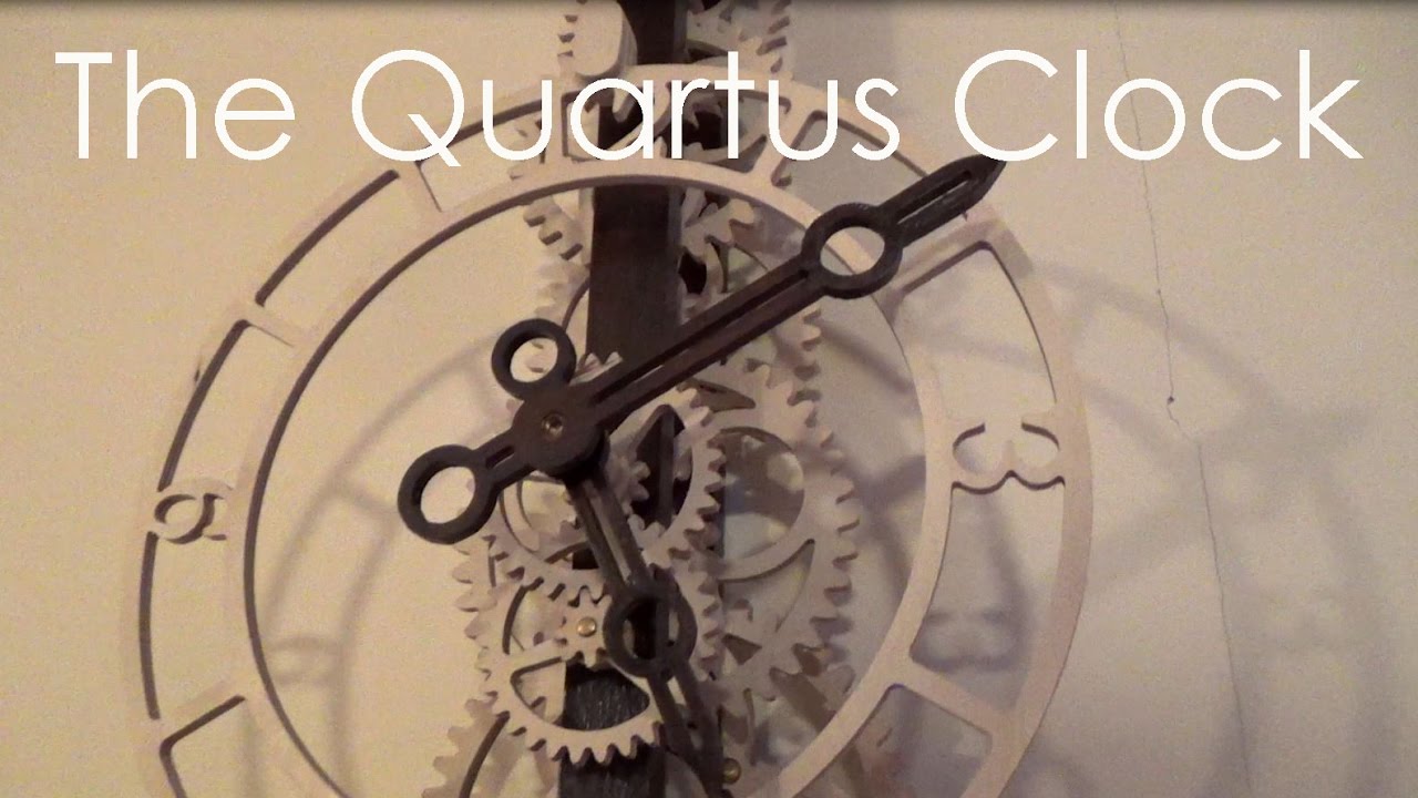 Wooden Clock - The Quartus - YouTube