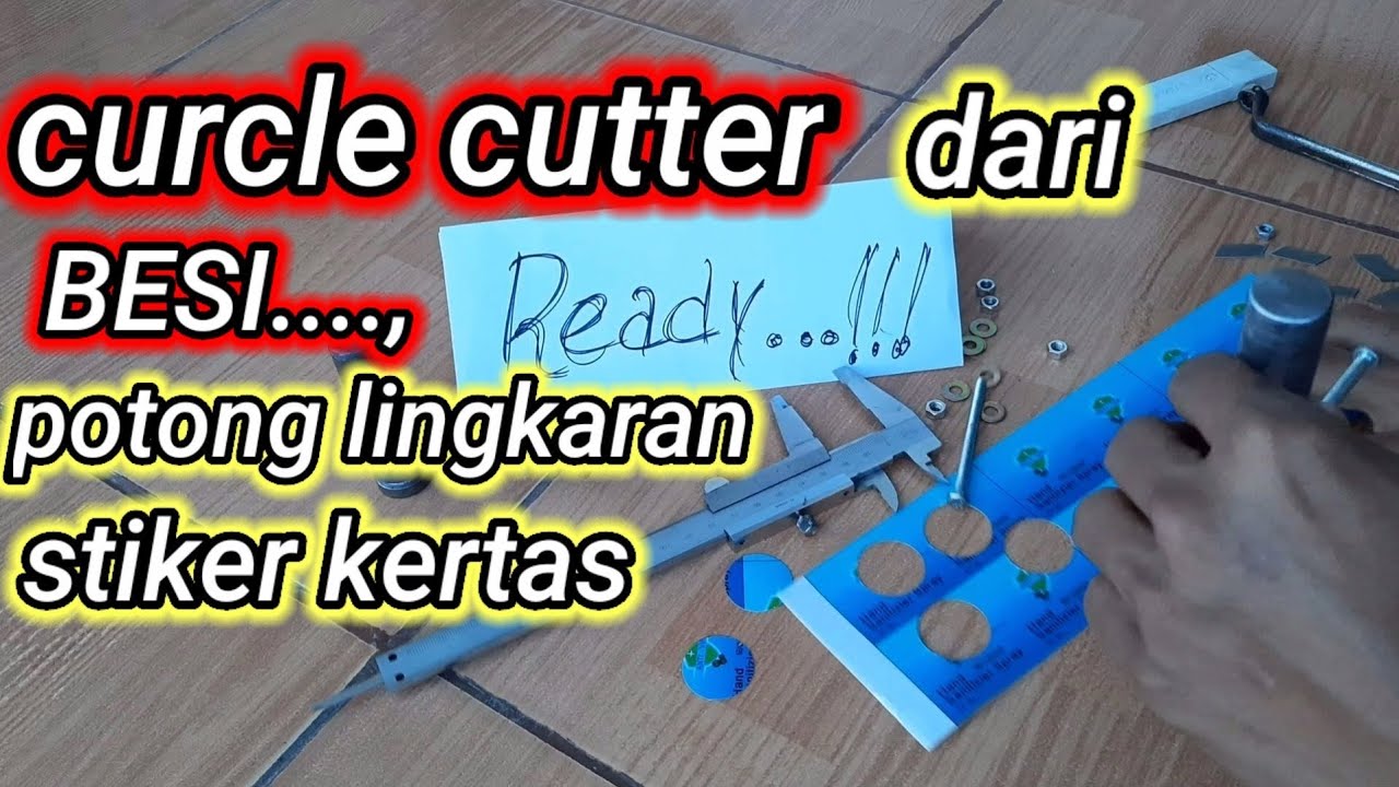 Bikin Circle cutter alat pemotong kertas lingkaran dari besi (kuat ...
