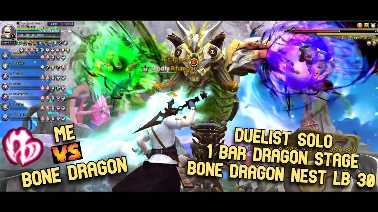 Duelist Solo x1 Bar Bone Dragon Nest Dragon Stage LB 30 DN ExFC - YouTube