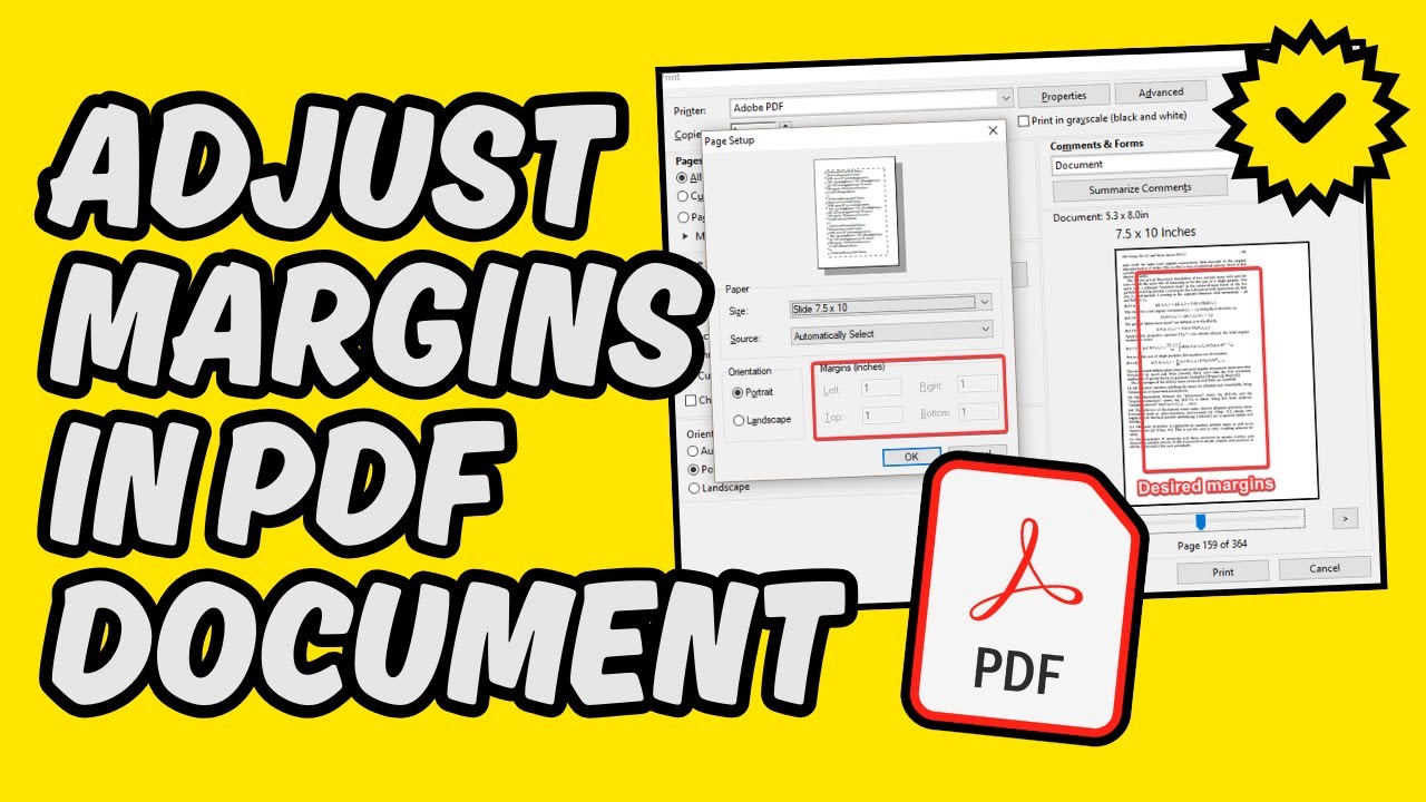 [Easy Guide] Adjust Margins in PDF Document - YouTube