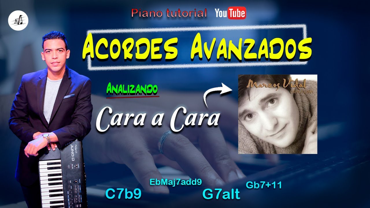 Acordes avanzados en la canción Cara a Cara de Marcos Vidal. Como tocar solamente una palabra ...