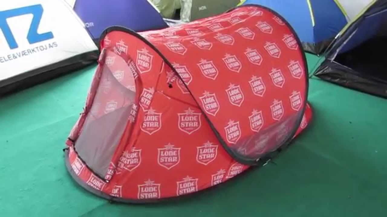 Waterproof 2 Person Single Layer Pop Up Tent/2 Seconds Tent - YouTube