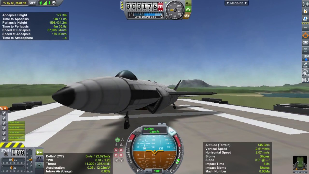 Kerbal Space Program - F-35B Landing - YouTube