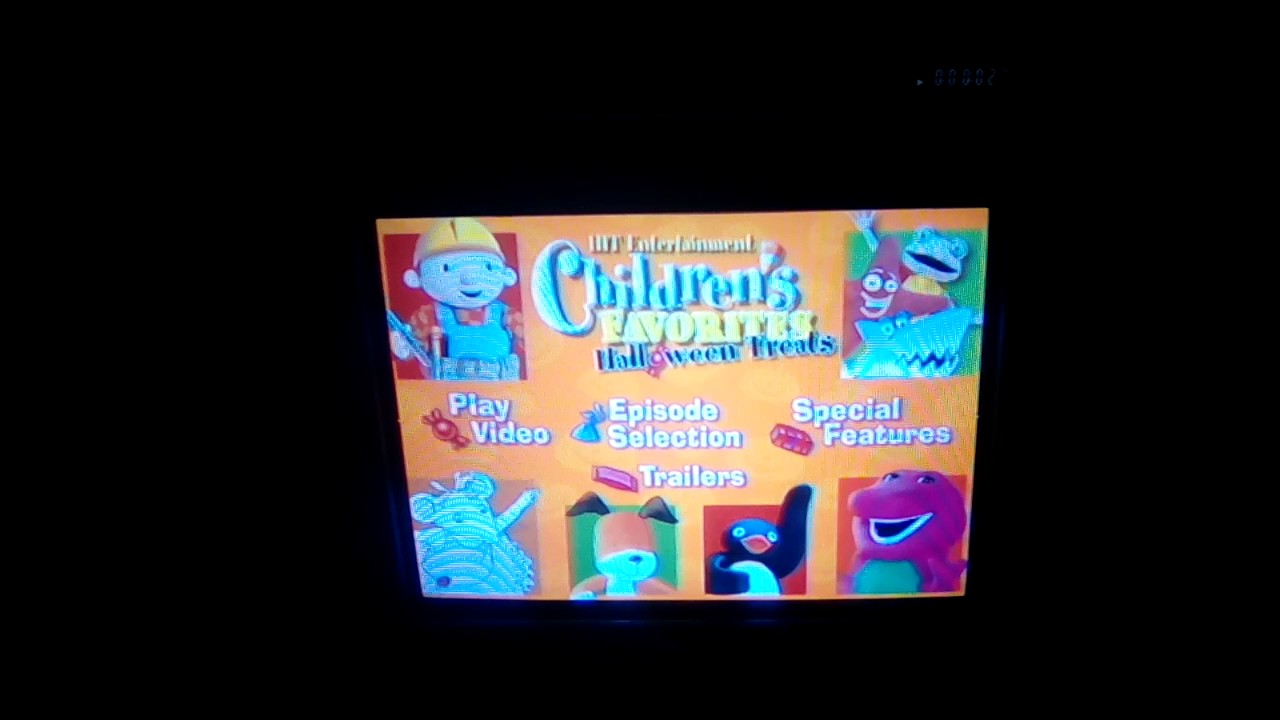 Hit Entertainment Children's Favorites Halloween Treats 2004 DVD Menu ...