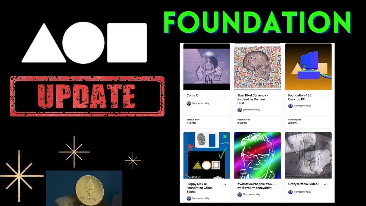 Foundation NFT Platform - Updates - YouTube