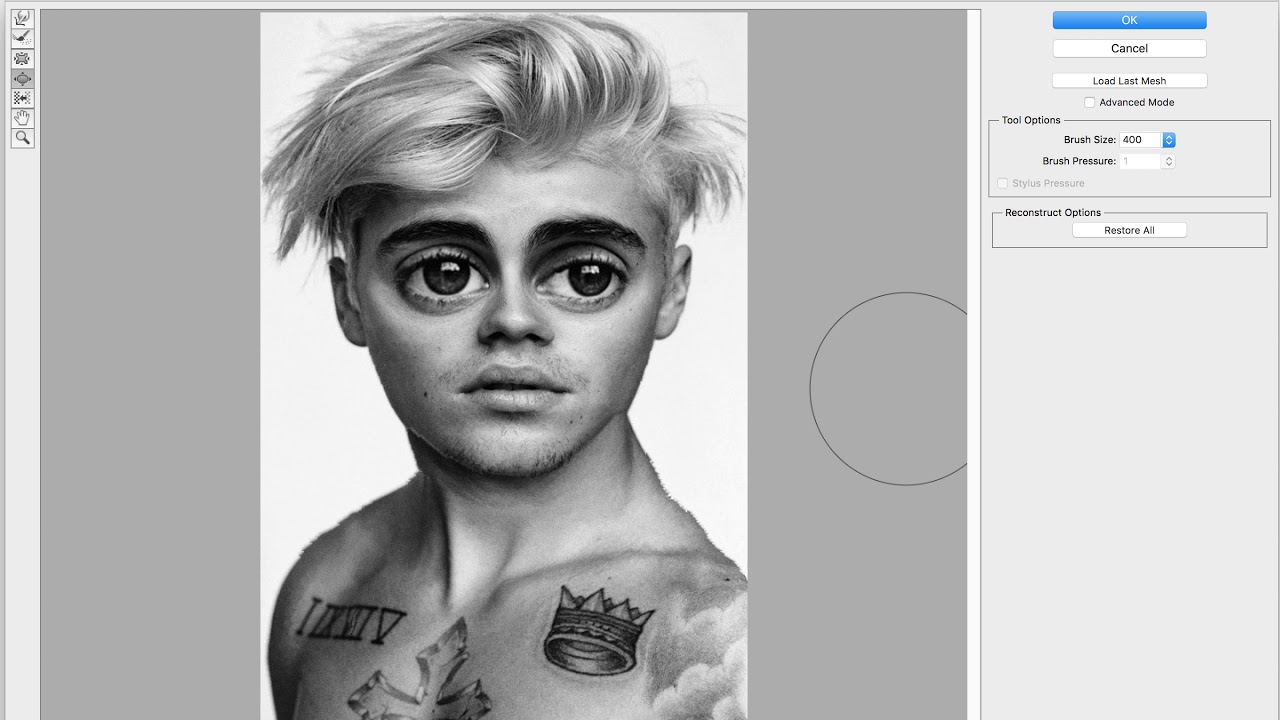 Super Basic Face Warping: Photoshop Intro - YouTube