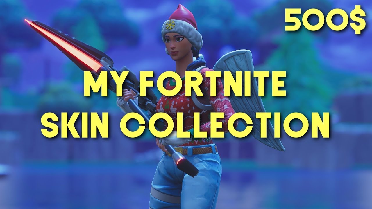 MY RARE FORTNITE SKIN COLLECTION! - YouTube
