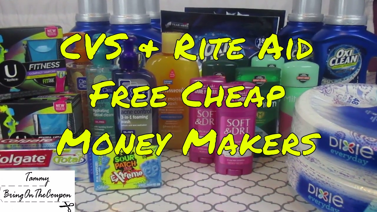 CVS Rite Aid Free Money Makers and Cheap Deals 5/21/17 - 5/27/17 - YouTube