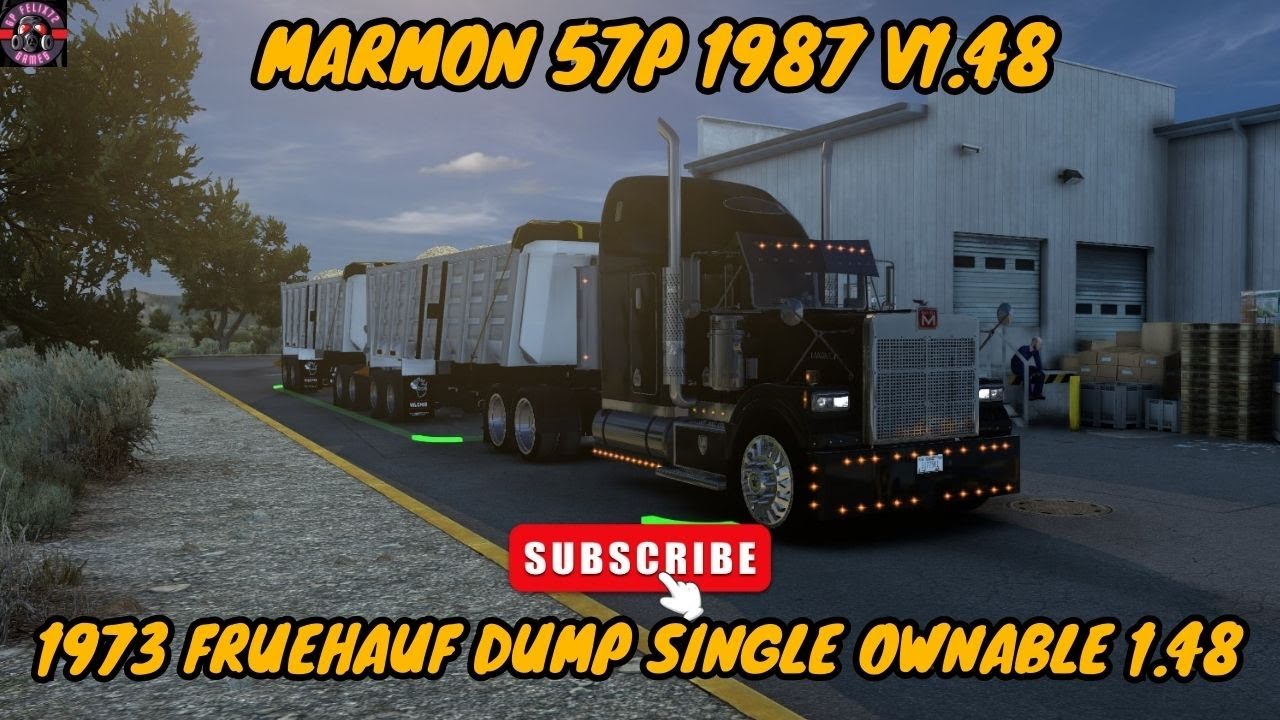 AMERICAN TRUCK SIMULATOR - MARMON 57P 1987 V1.48 - YouTube
